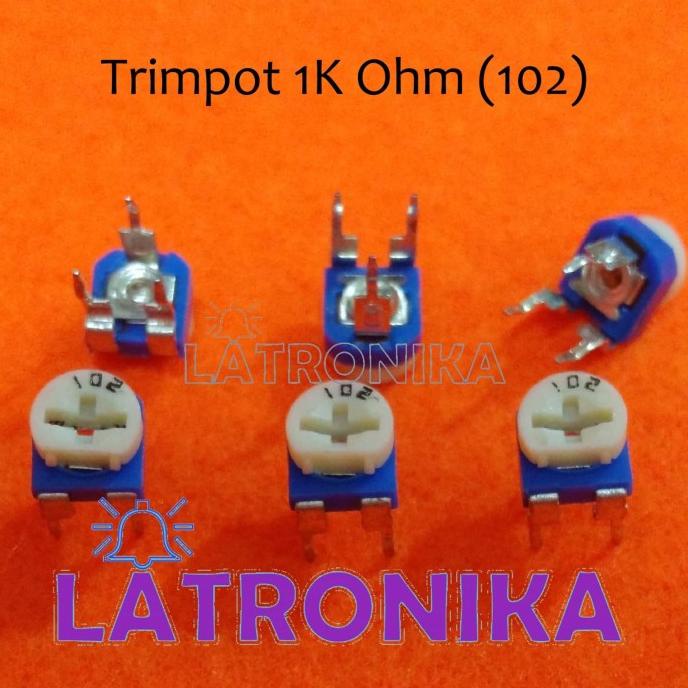Jual Trimpot 1k Potensio 1k VR 102 Variable Resistor Potensiometer 1K ...