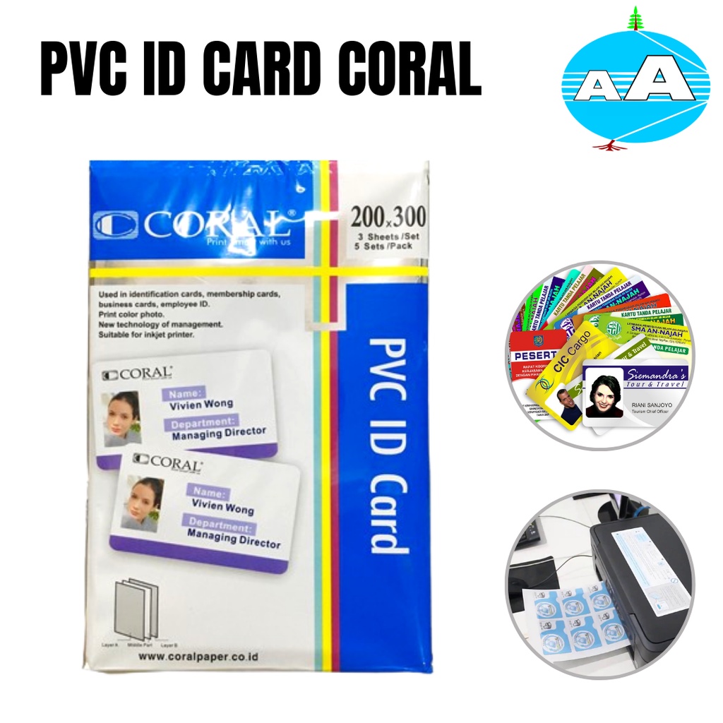Jual Paper Id Card Coral A4 / Pack | Shopee Indonesia