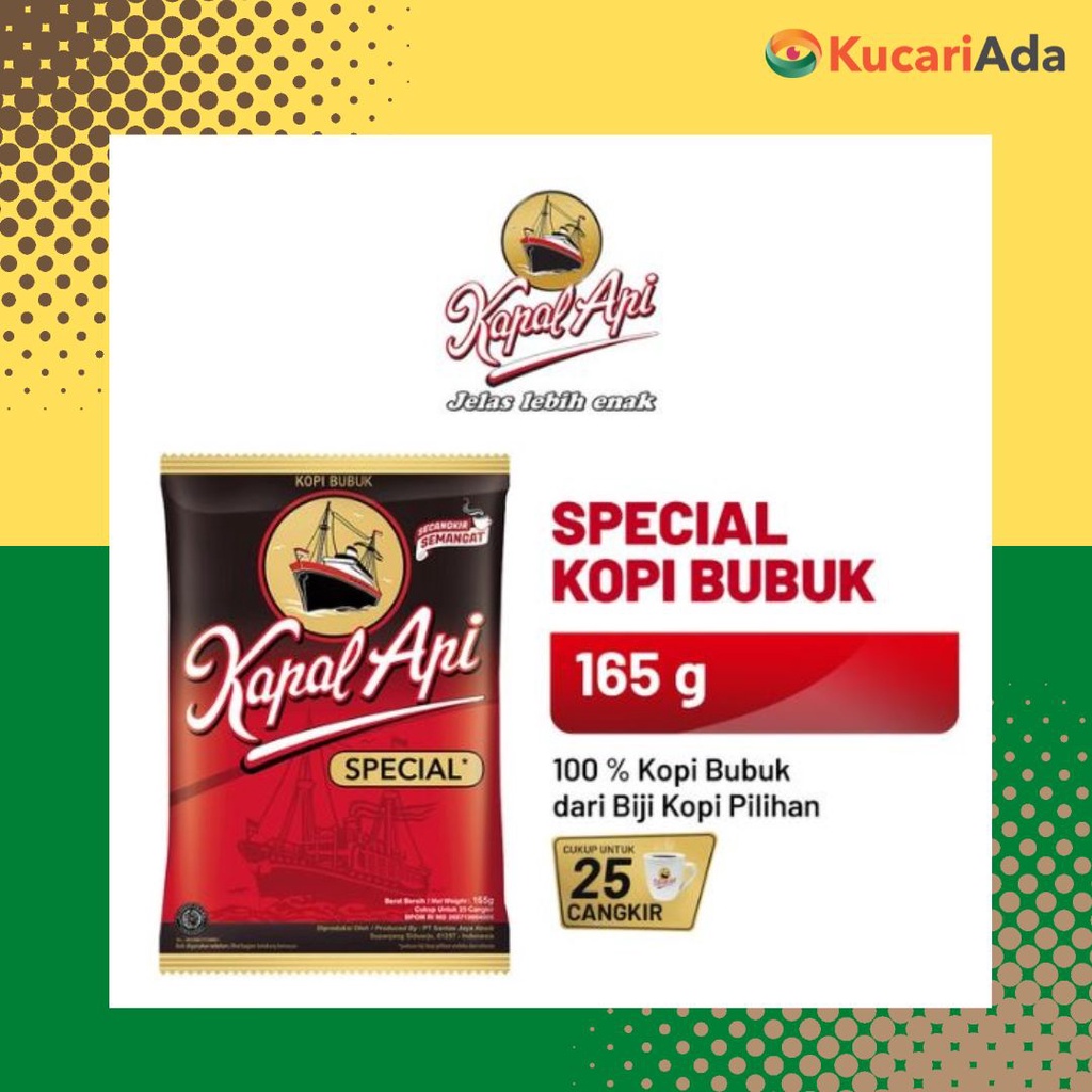 Jual KOPI KAPAL API Special Merah 160 gr | Shopee Indonesia