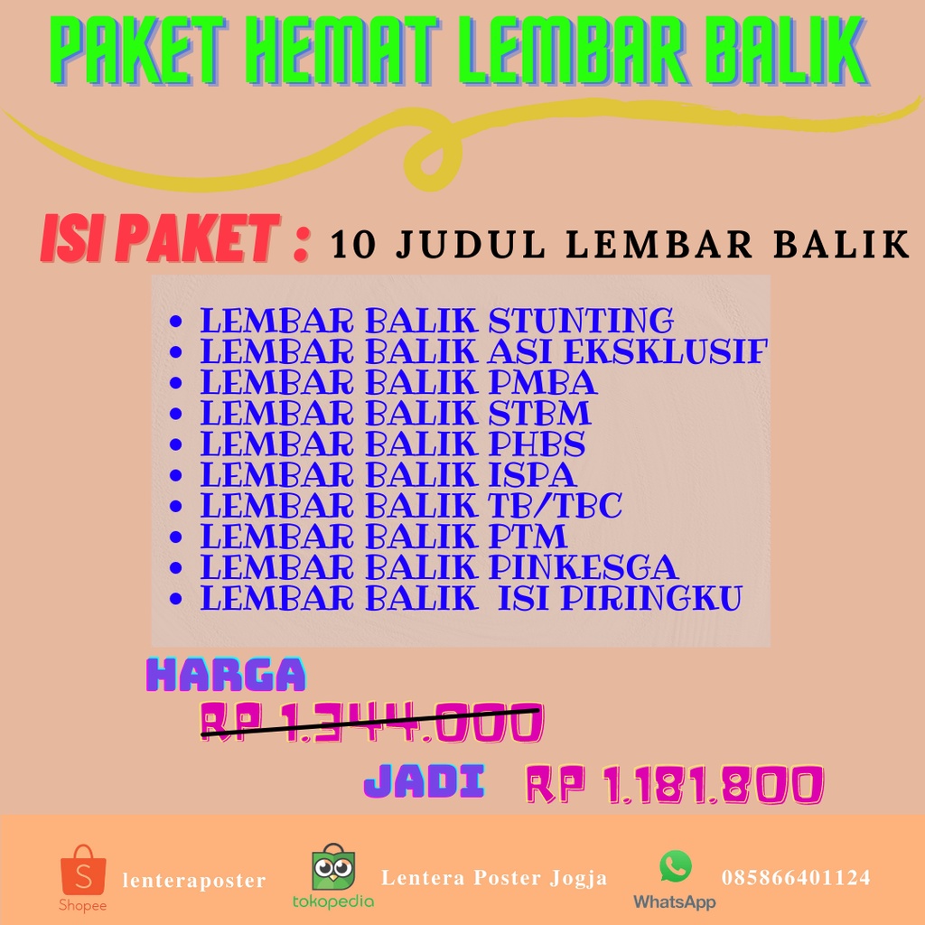 Jual Paket Hemat 13 - Paket Lembar Balik - Paket Lengkap Lembar Balik ...