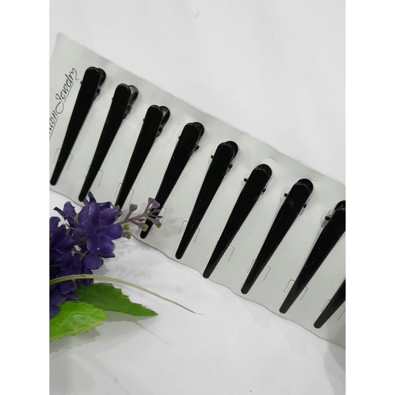 Jual Jepit Rambut Hitam Polos/ Jepit Rambut Bebek hitam Hairclip 1000 ...