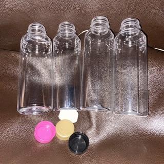 Jual Botol Bening Plastik 250ml 250 ml SURGA Ecer Putih Kotak Lid ...