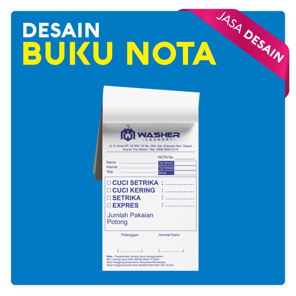 Jual Jasa Desain Nota / Notebook Elegant dan Menarik | Shopee Indonesia