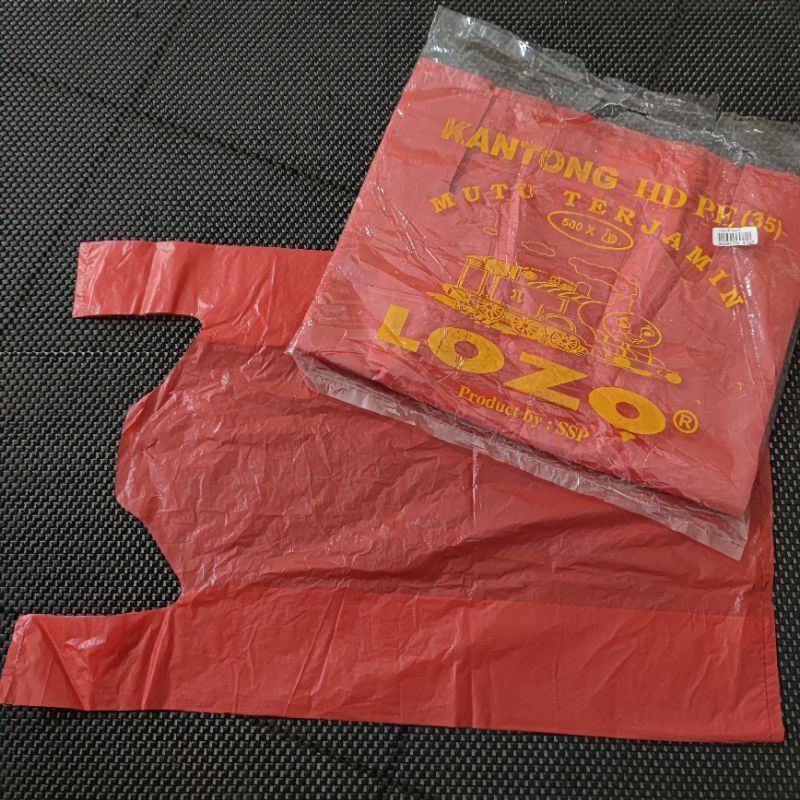 Jual PLASTIK MERAH - KANTONG SAMPAH - KRESEK | Shopee Indonesia