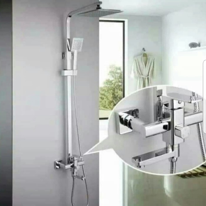 Jual shower-tiang- shower tiang set column subron hs-01 panas dingin ...