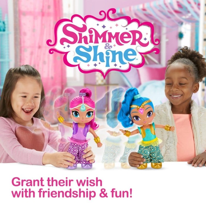 Jual Genie Dance Shimmer and Shine Singing and Dancing Dolls Original ...