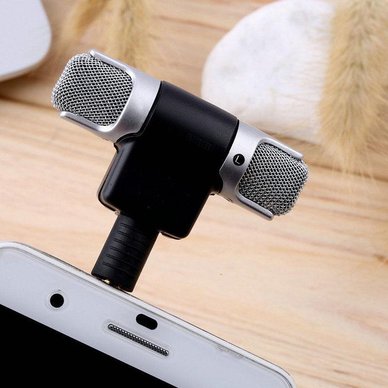 Jual Mini Stereo Microphone Mic 3.5mm Gold-plating Plug Jack for ...