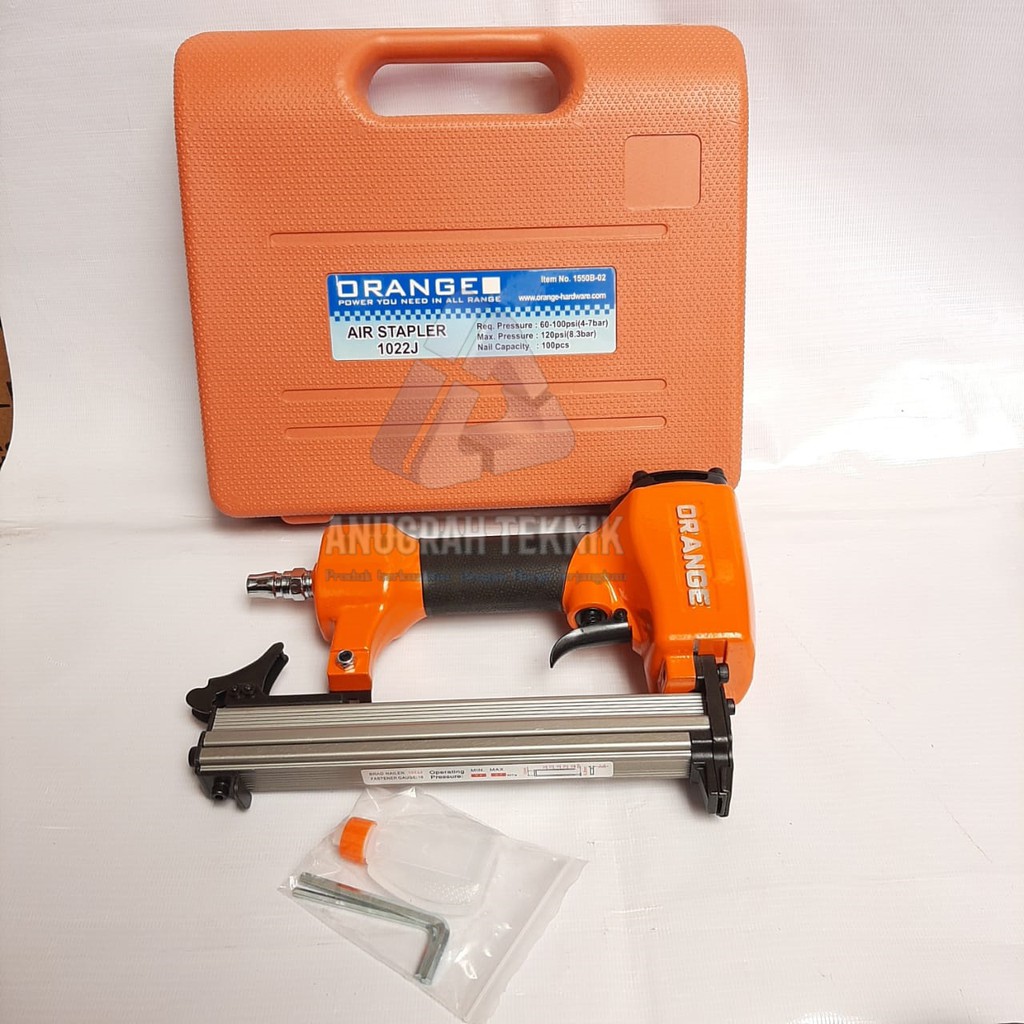 Jual Mesin Paku Tembak Angin 1022J ORANGE tipe U Mesin Staples | Shopee ...