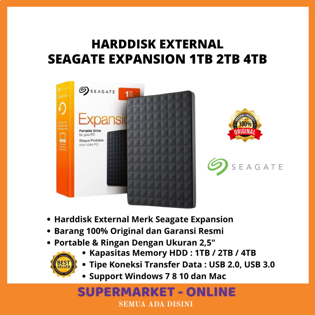 Jual HARGA PROMO HDD Hard Disk Harddisk External Eksternal 1Tb 2Tb 4Tb ...