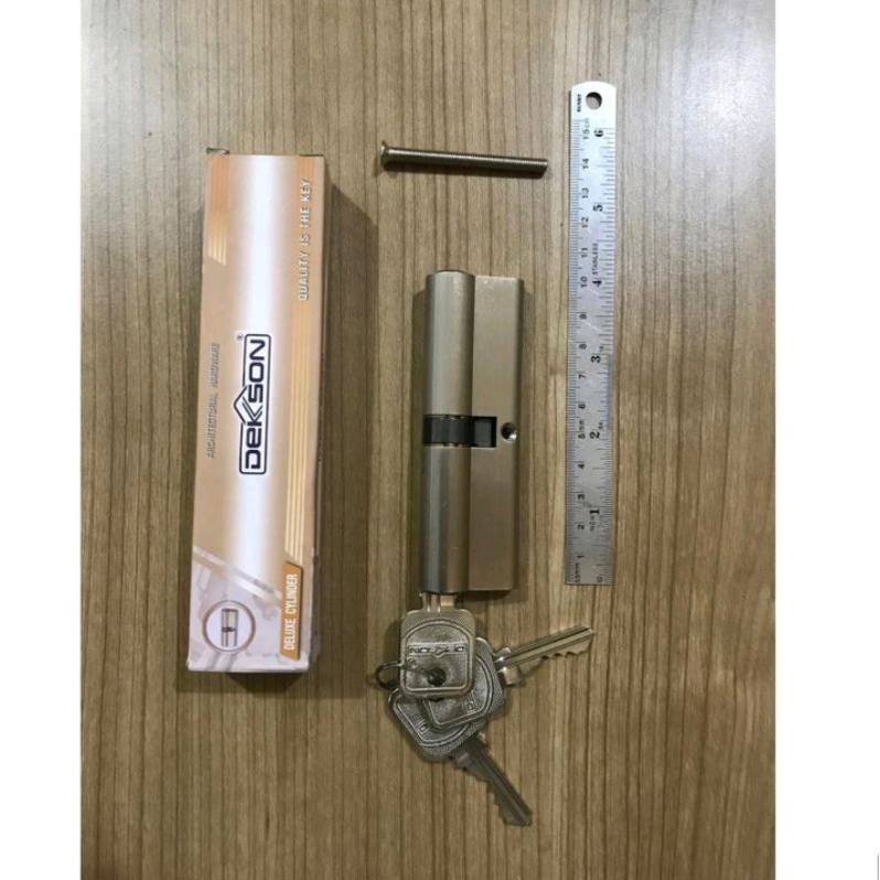 Jual Cylinder Key Door Lock Key Dekkson DC DL 100MM Kunci Silinder ...
