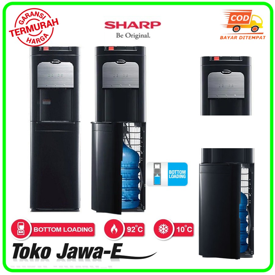 Jual DISPENSER GALON BAWAH SHARP SWD 72EHL-BK Dispenser Galon Bawah 3 ...