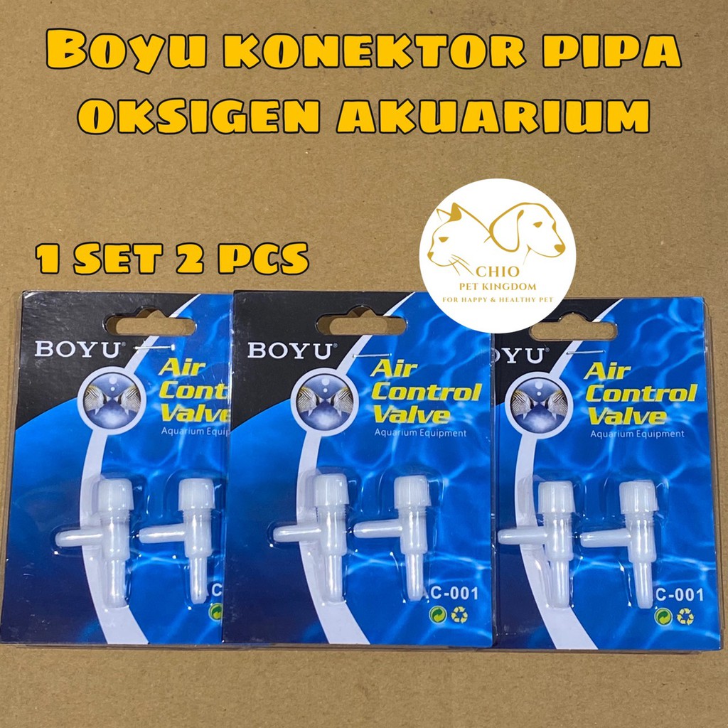 Jual [COD]BOYU SAMBUNGAN PIPA OKSIGEN AKUARIUM AC-001 / KONEKTOR PIPA ...