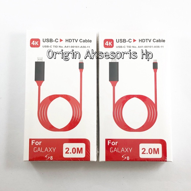 Jual Kabel Hdmi Usb C ke HDTV Digital TV Lcd Hdmi Type C USB-C Samsung ...