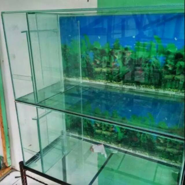 Jual AQUARIUM KACA UKURAN 80X40X40CM FILTER SAMPING | Shopee Indonesia