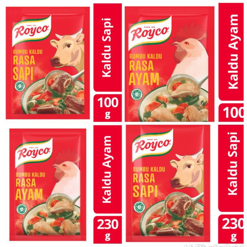Jual Royco Bumbu Kaldu Ayam & sapi 100/230 g/royco kaldu jamur 40 g ...