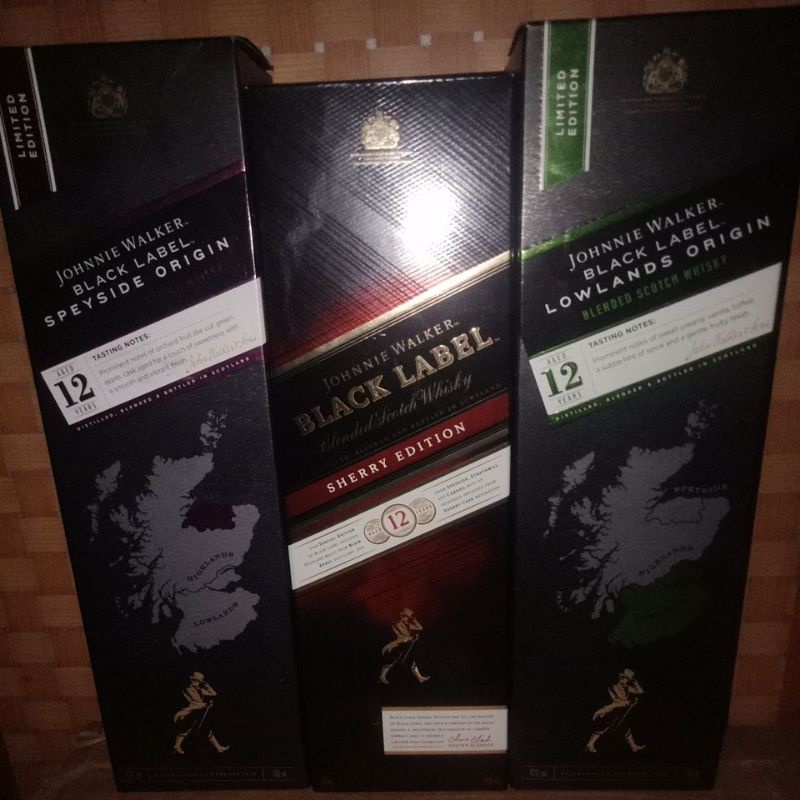 Jual Botol miras bekas limited edition / botol bekas johnie walker ...