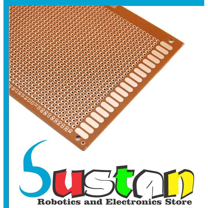 Jual Pcb Lubang Ic Pcb Dotmatrix Dot Matrix Bolong 9X15 Cm 15X9Cm ...