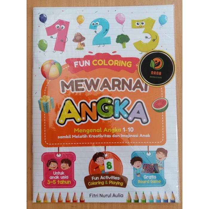 Jual BUKU FUN COLORING : MEWARNAI ANGKA | Shopee Indonesia