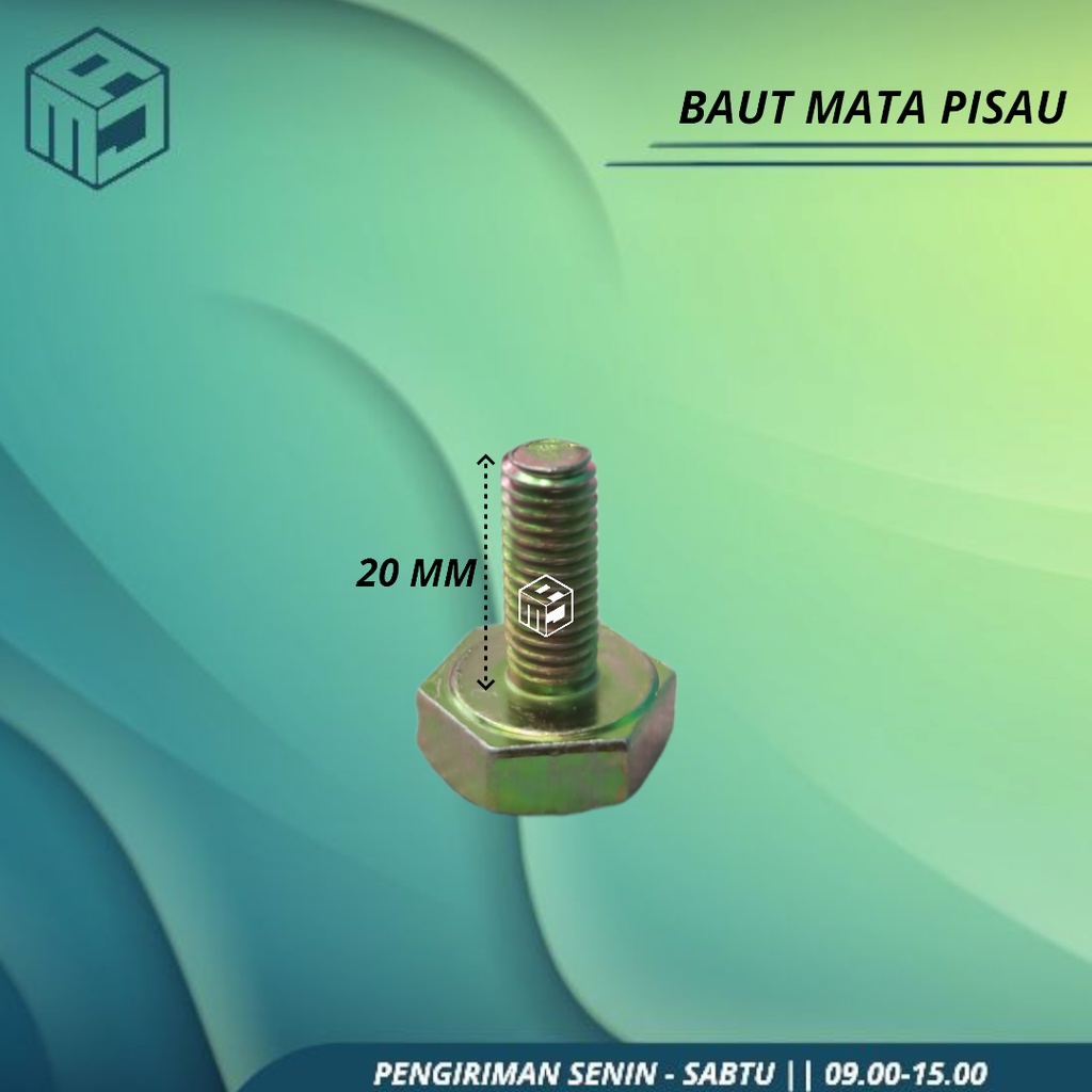 Jual Bolt bot Baut Mata pisau Mesin Potong Rumput 328 | Shopee Indonesia