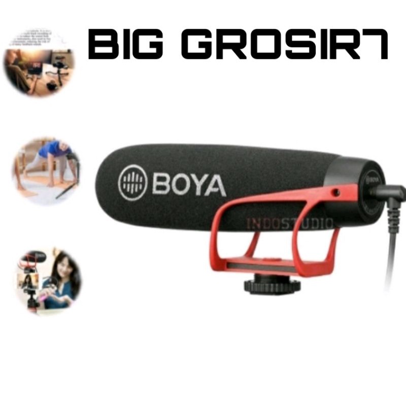 Jual BOYA BY-BM 2021 CARDIOID SHOTGUN VIDEO MICROPHONE | Shopee Indonesia