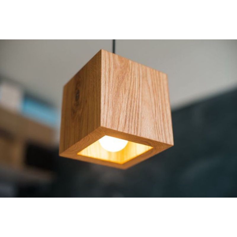 Jual kap lampu gantung rustic kayu jati belanda | Shopee Indonesia
