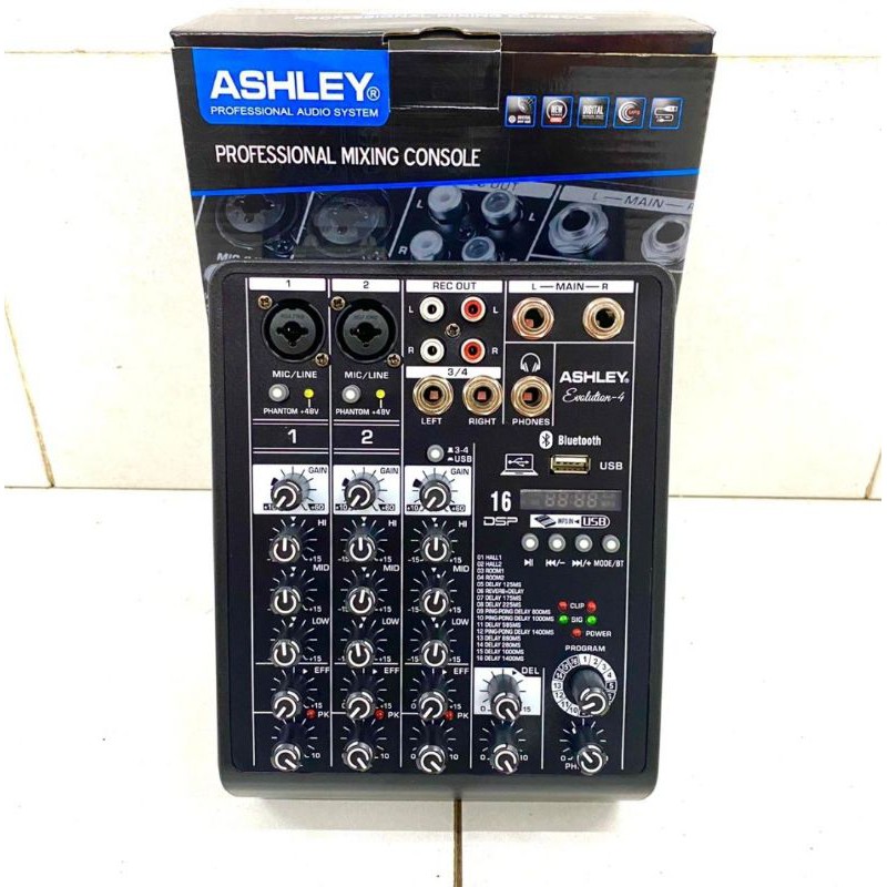 Jual Mixer Ashley 4 Channel Evolution 4 Original | Shopee Indonesia
