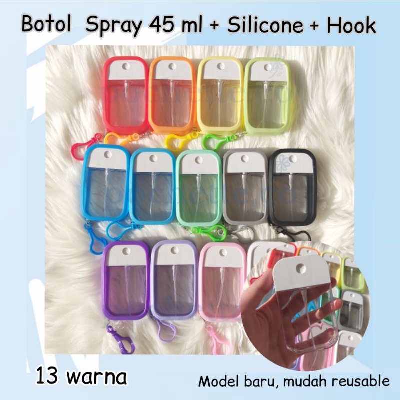 Jual BOTOL HANDSANITIZER SPRAY KOTAK CARD TOUCHLAND 50 ml + SILIKON ...