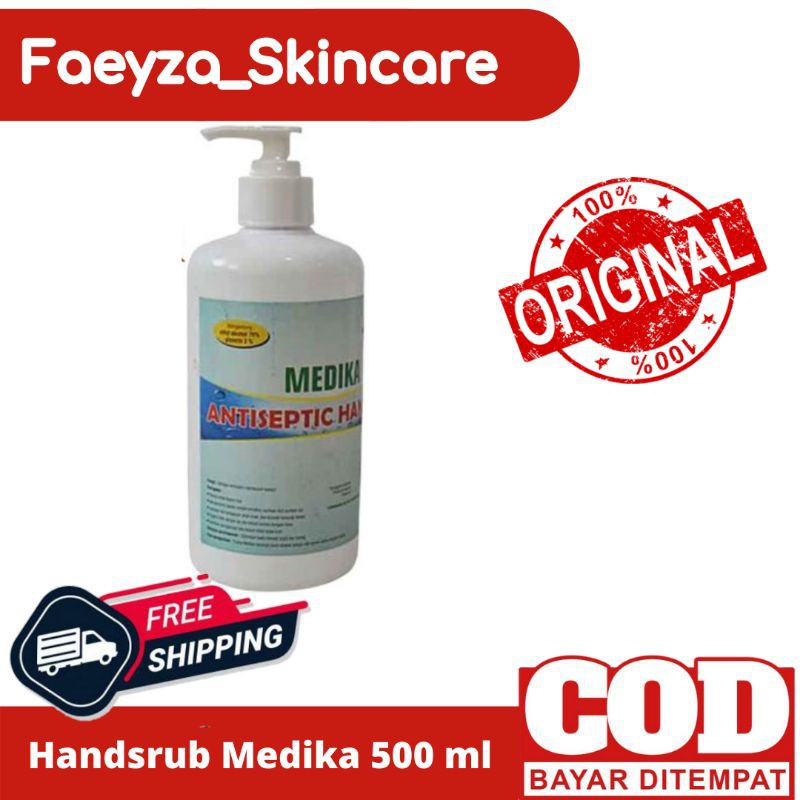 Jual Hand Sanitizer antiseptic Medika 500 ML / Hands Rub Medika ...
