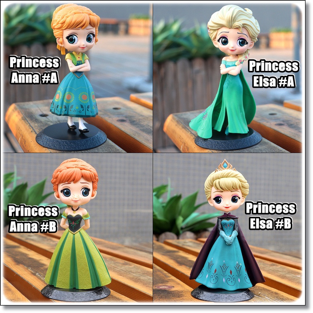 Jual Figure Frozen Princess Elsa Anna Q Posket - Hiasan Kue Ulang Tahun ...