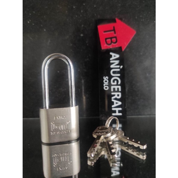 Jual Gembok IGM 30mmL (Leher Panjang) • Gembok Chrome Oval (IG-023) | Shopee Indonesia