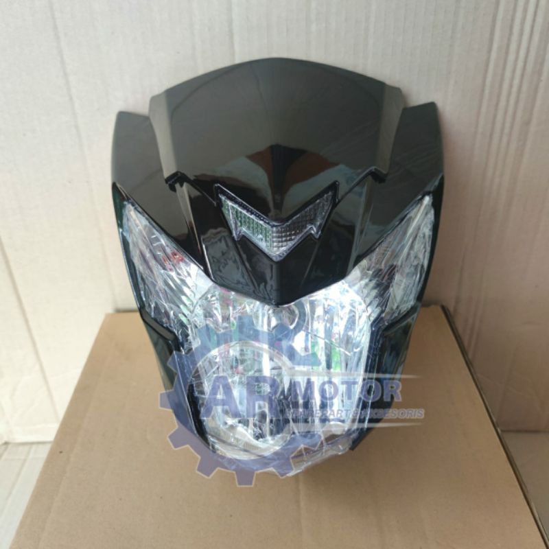 Jual BATOK KEPALA PLUS REFLEKTOR LAMPU DEPAN SATRIA FU INJEKSI / FU FI ...
