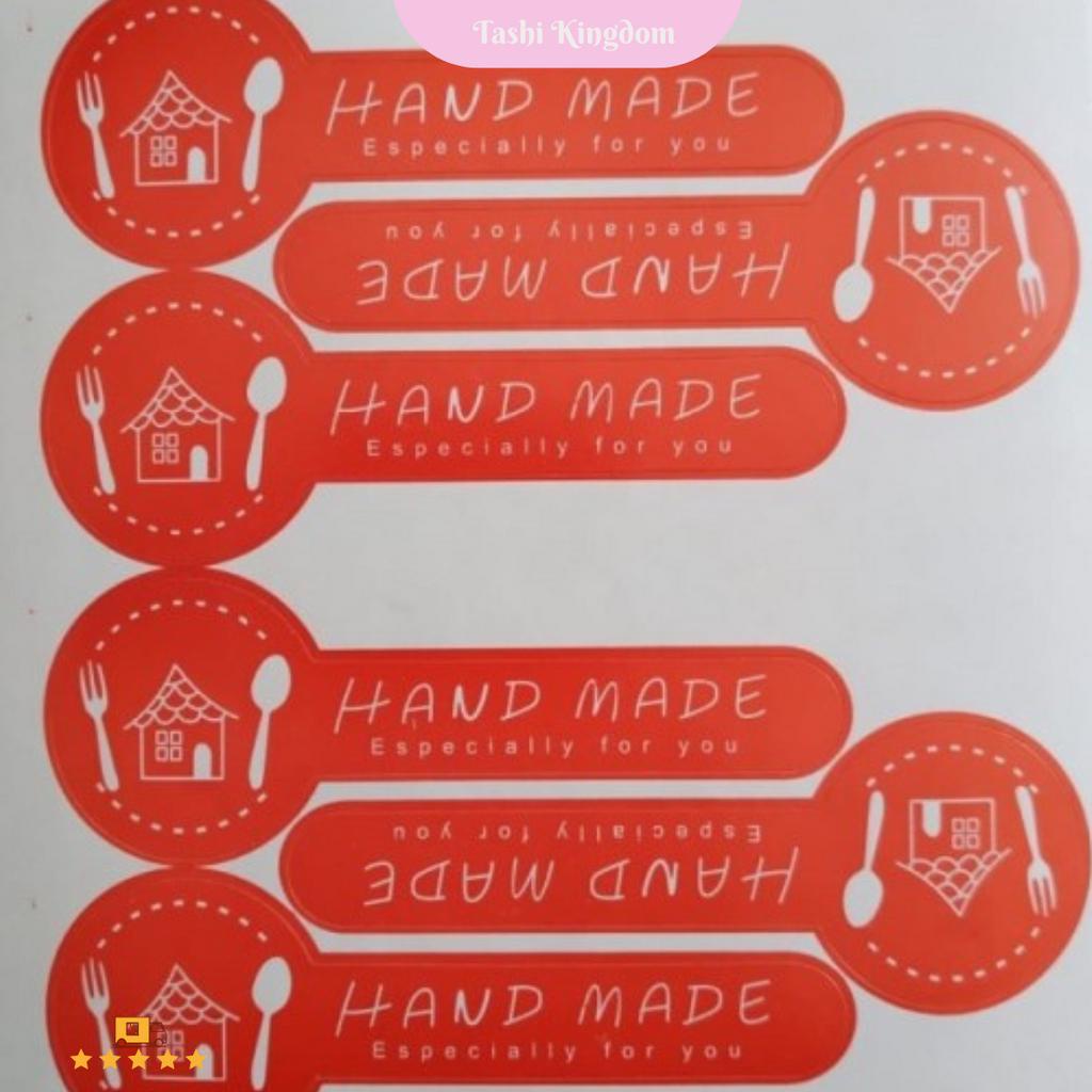Jual stiker segel makanan kemasan stiker handmade stiker label tempel ...
