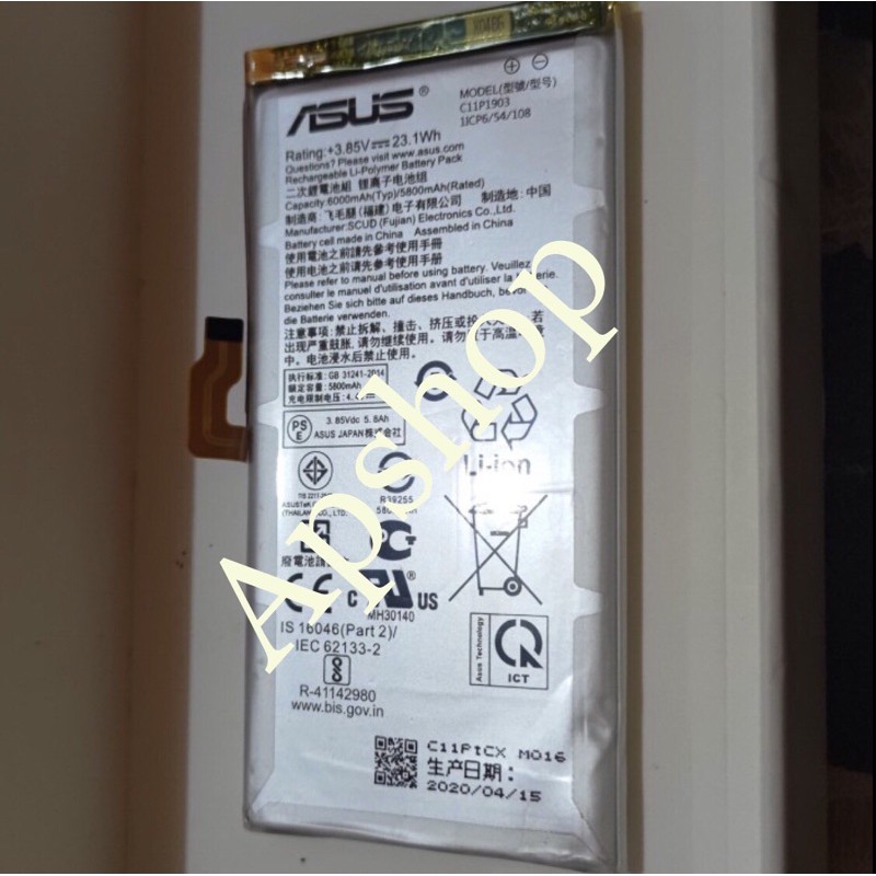 Jual Baterai Batre Battery ASUS ROG PHONE 3 ZS661KS C11P1903 6000MAH ...