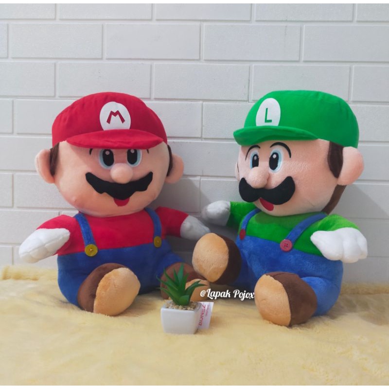 Jual Boneka Super Mario Bros & Luigi | Shopee Indonesia