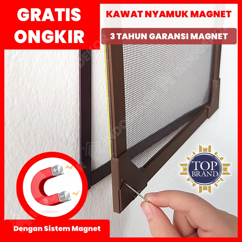 Jual Kawat Nyamuk Magnet Kasa Nyamuk Magnet Kawat Jendela Ram Nyamuk ...