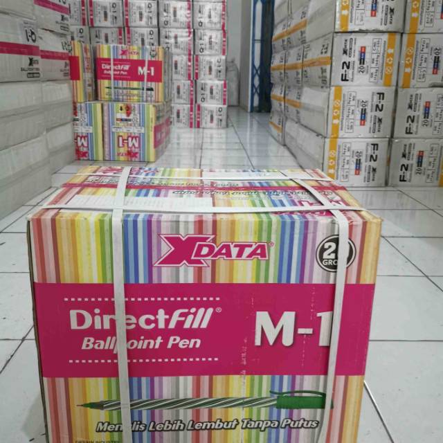 Jual PEN / PULPEN / BOLPOIN LILIN / ULIR M1 XDATA ( PER KARTON ) | Shopee Indonesia