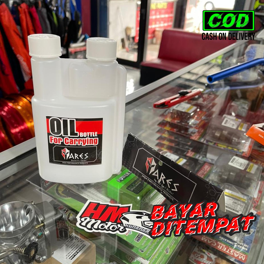 Jual Botol Takaran Oli Samping Motor Merk ARES 300 ML | Shopee Indonesia