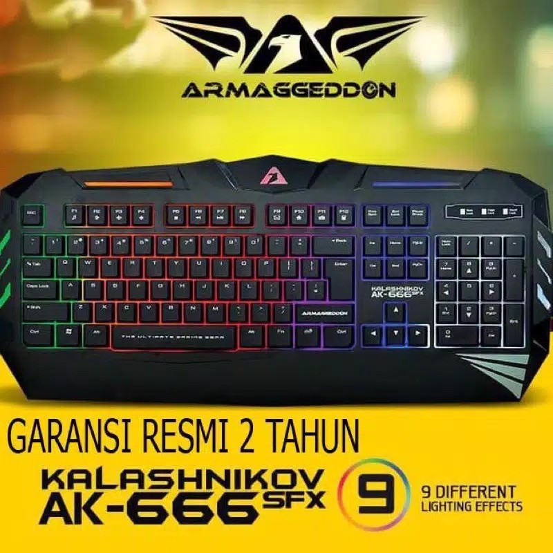 Jual Gaming Keyboard Armaggeddon Keyboard AK-666 SFX - Best Buy Gaming ...