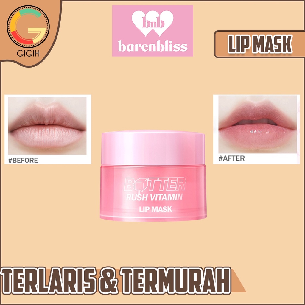 Jual BNB BARENBLISS BUTTER RUSH VITAMIN LIP MASK MOISTURIZING | Shopee ...