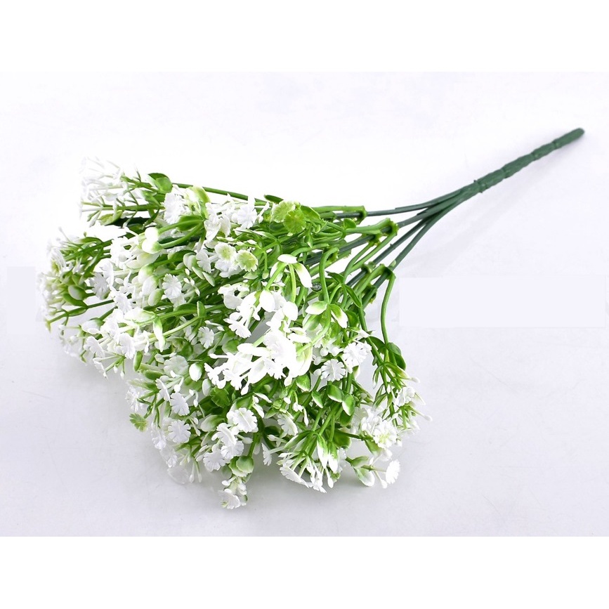Jual 5 Cabang Baby Breath 1 cm Tinggi 28 cm Bouquet Artificial Flower ...