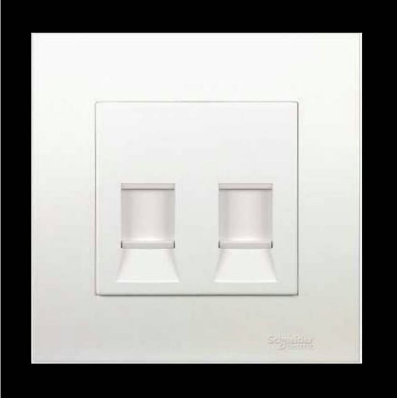 Jual Vivace KB32RJ6 Socket Data 2 gang Cat6 | Shopee Indonesia