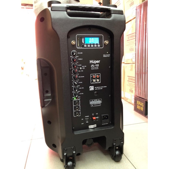 Jual Speaker Portable Wireless Meeting HUPER JL12 / JL 12 ORIGINAL 12 INCH | Shopee Indonesia