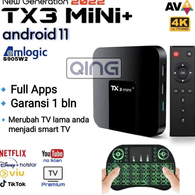 Jual Android Tv Box Tx3 Mini Plus 2022 Android 11 Amlogic S905W2 Full ...