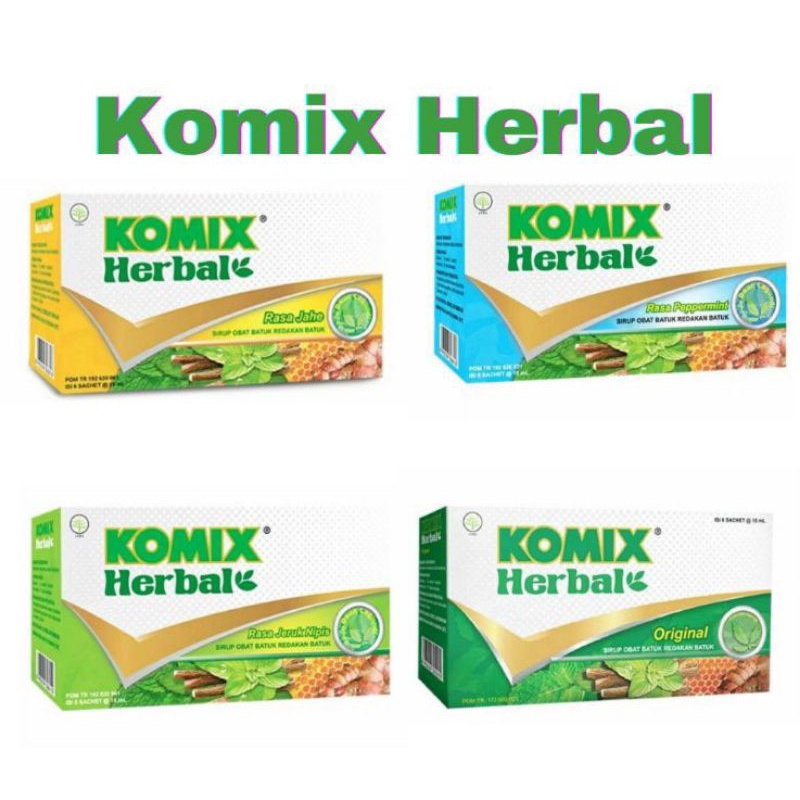Jual Komix Herbal 1box isi 6 sachet | Shopee Indonesia