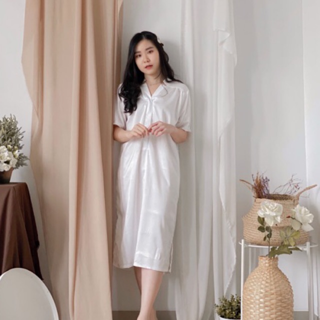 Jual Enka Midi Dress | Shopee Indonesia