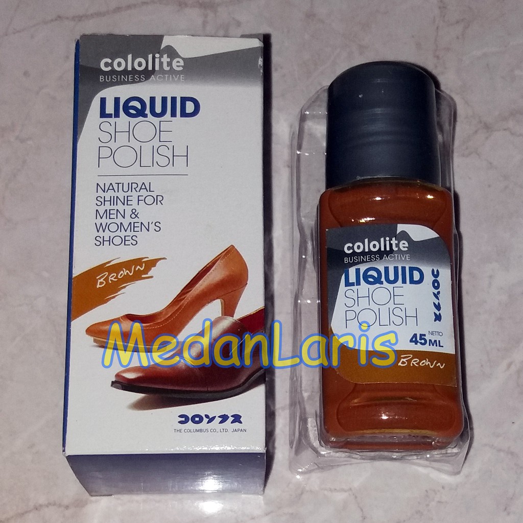 Jual Liquid Shoe Polish COLOLITE / Semir Sepatu Cair 45ml | Shopee ...