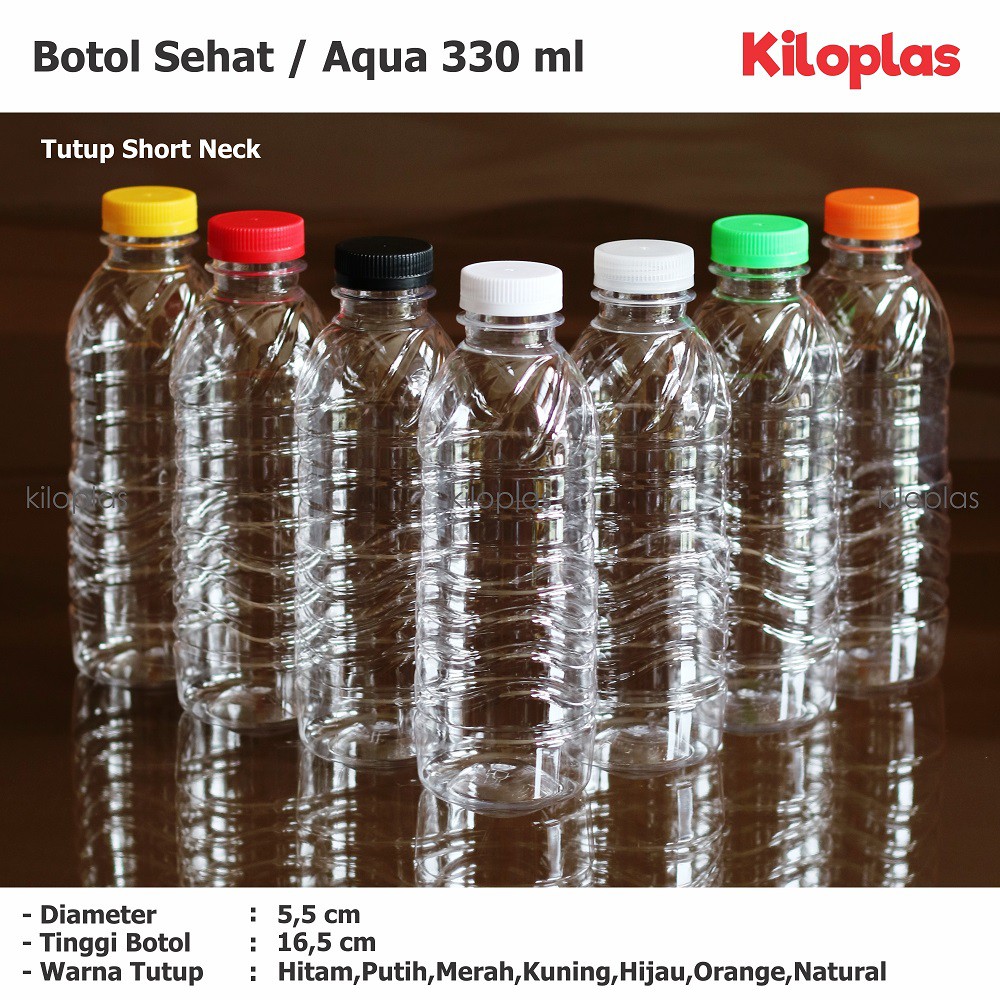 Jual Botol Plastik 330 ml / Botol AMDK 330 ml / Botol Sehat 330 ml ...