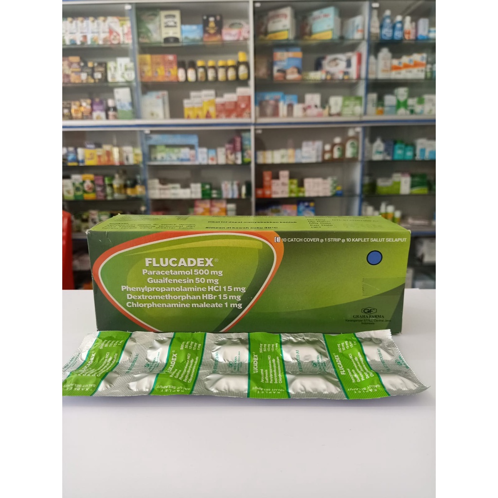 Jual Flucadex 𝟏 𝐒𝐓𝐑𝐈𝐏 𝐈𝐒𝐈 𝟏𝟎 𝐊𝐀𝐏𝐋𝐄𝐓 - Meredakan Demam, Hidung Tersumbat ...
