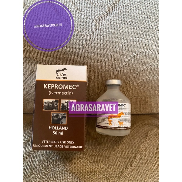 Jual KEPROMEC INJEKSI 50 ml - obat cacing, gudig, scabies, gurem hewan ...