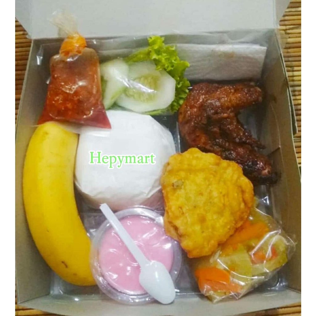 Jual Nasi kotak /Nasi box /Nasi kuning /Nasi liwet /Catering nasi box | Shopee Indonesia